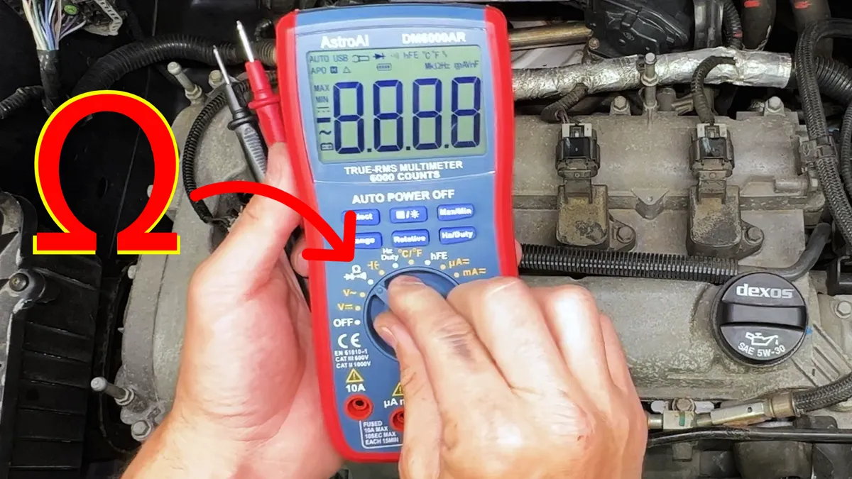 Place one multimeter lead on each terminal of the VVT solenoid to ...